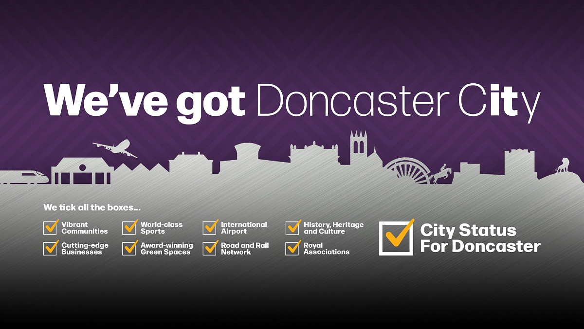 Doncaster becomes one of UK's newest cities
