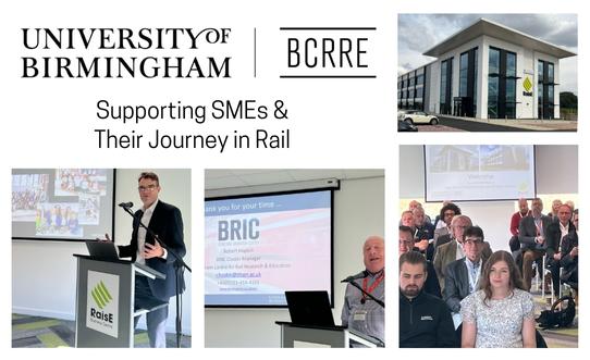 BCRRE's Event at RaisE: Supporting SMEs & Their Journey in Rail.