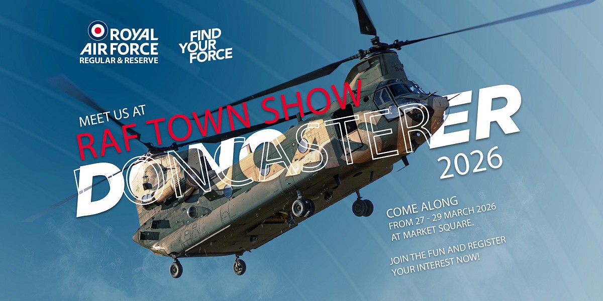 RAF recruitment roadshow heads to Doncaster